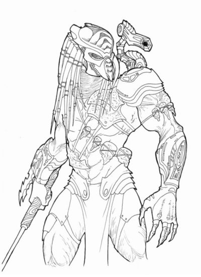 Predator Coloring Pages