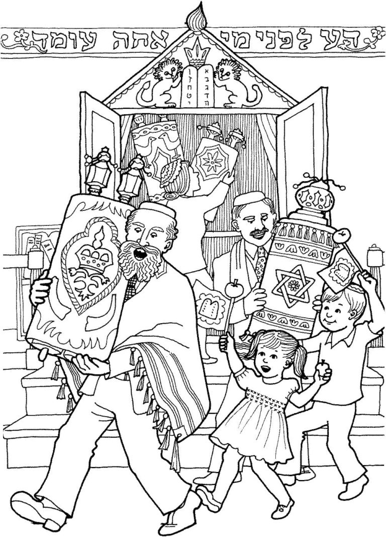 Purim Coloring Pages