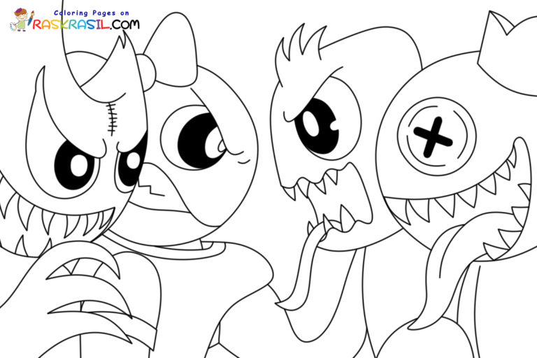 Rainbow Friends Coloring Pages