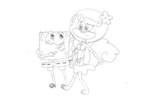 Desenhos de Sandy Bob Esponja para Colorir
