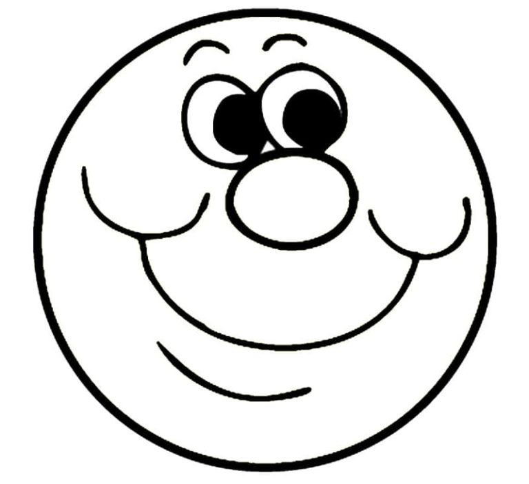 Smiley Face Coloring Pages