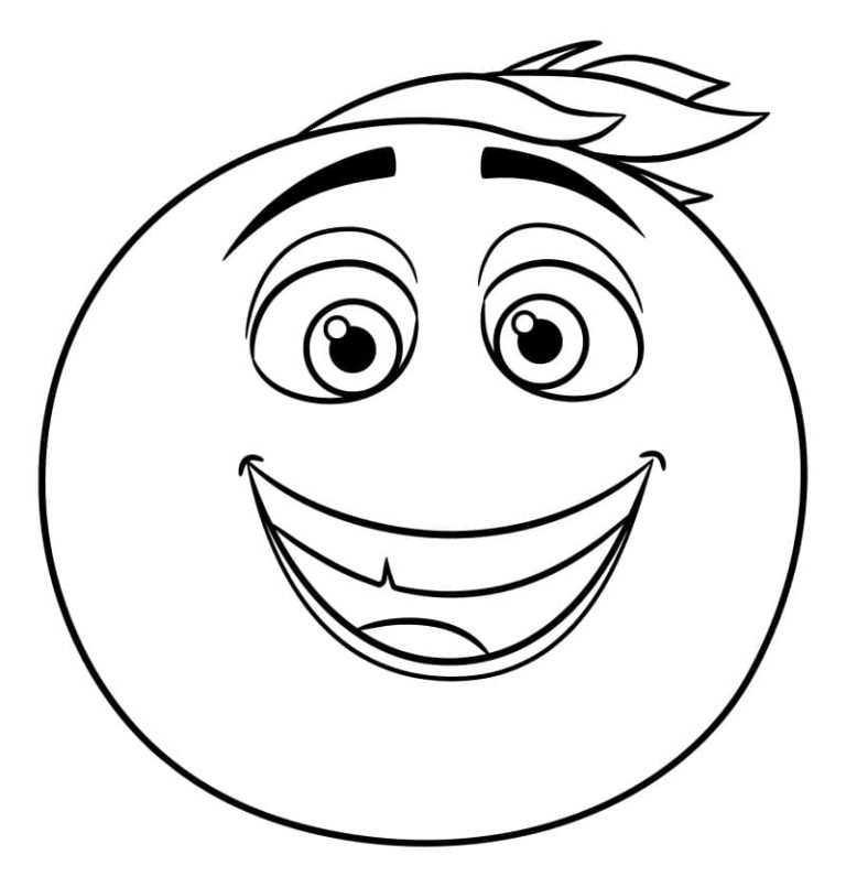 Smiley Face Coloring Pages