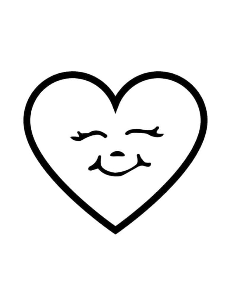 Smiley Face Coloring Pages