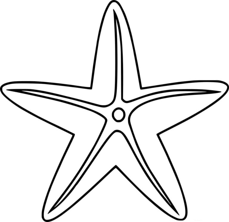 Ausmalbilder Seestern | Kostenlos Malvorlagen zum Ausdrucken
