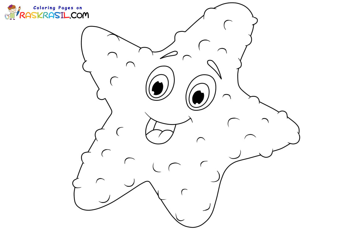 Disegni di Stella Marina da Colorare