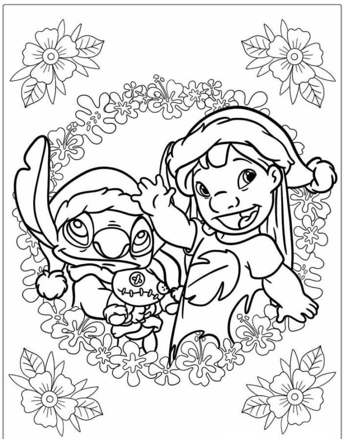 Coloriage Stitch De No l Imprimer Coloriage Stitch De No l Imprimer