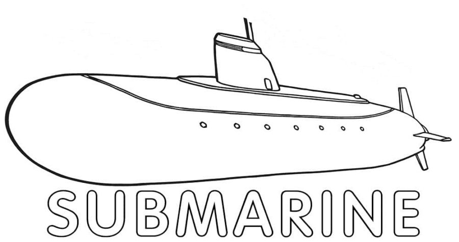 Coloriage Sous Marin à imprimer