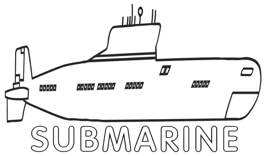 Coloriage Sous Marin à imprimer