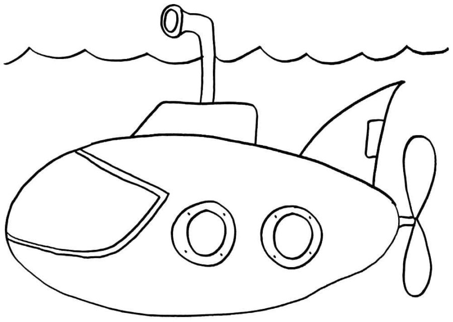 Coloriage Sous Marin à imprimer