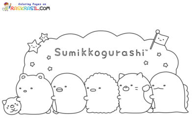 Sumikko Gurashi Coloring Pages