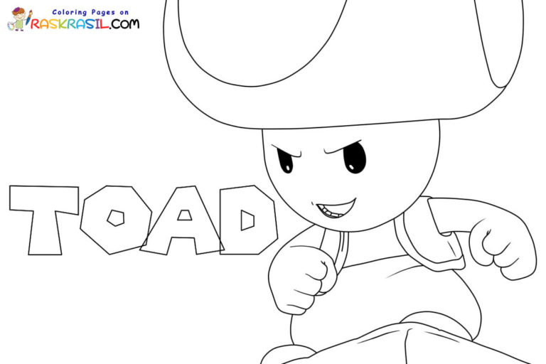 Dibujos de Toad para Colorear