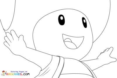 Toad Mario Coloring Pages