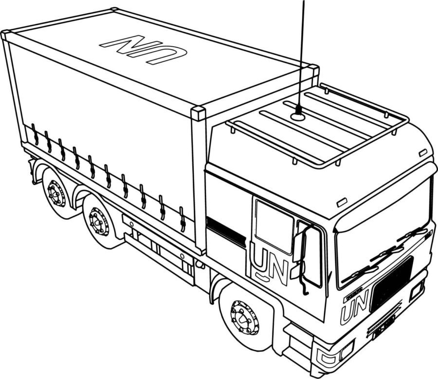 Disegni di Camion da Colorare