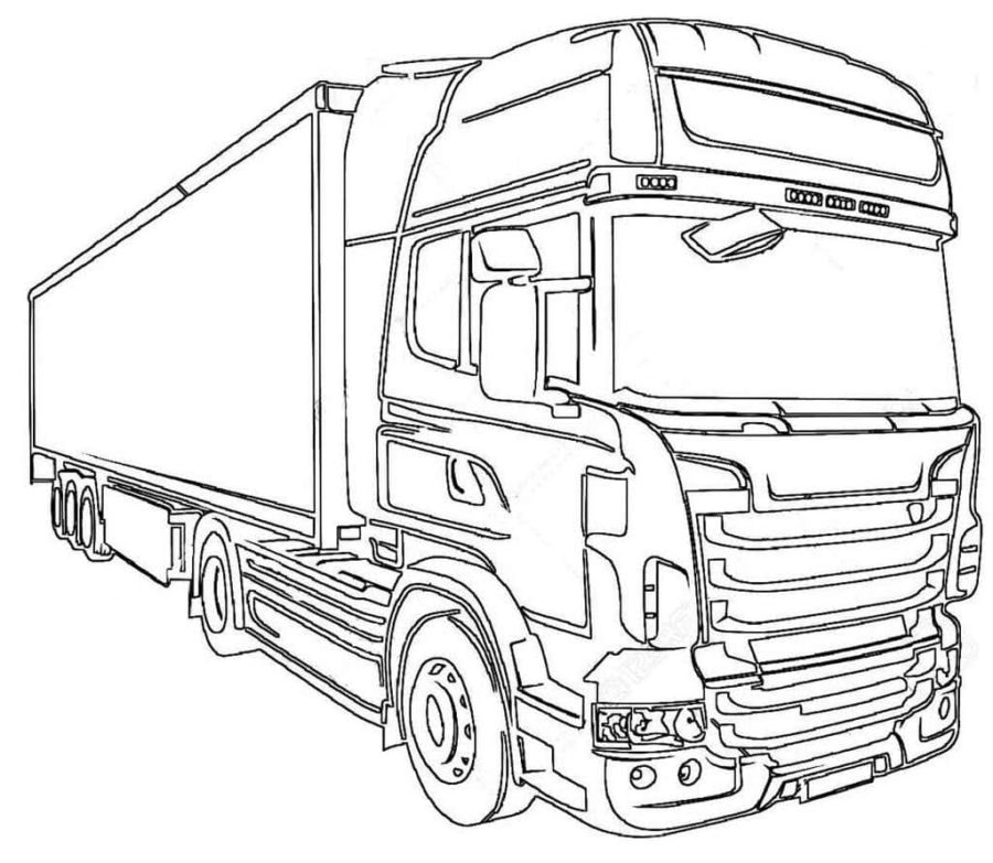 Camion Coloriage Daf Transportation Kleurplaten Coloriages Dibujo Lkw ...