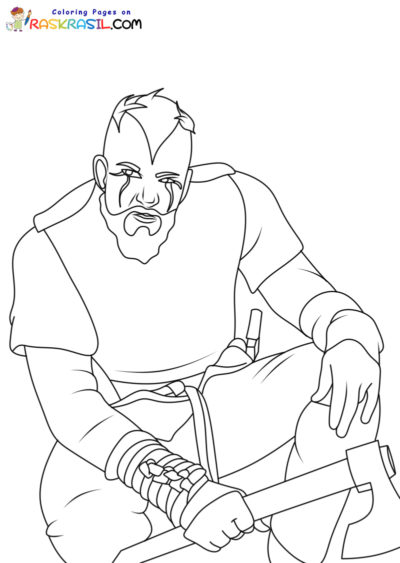 Desenhos de Viking para Colorir
