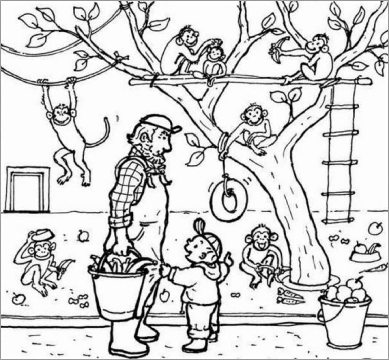 Coloriage Zoo à imprimer