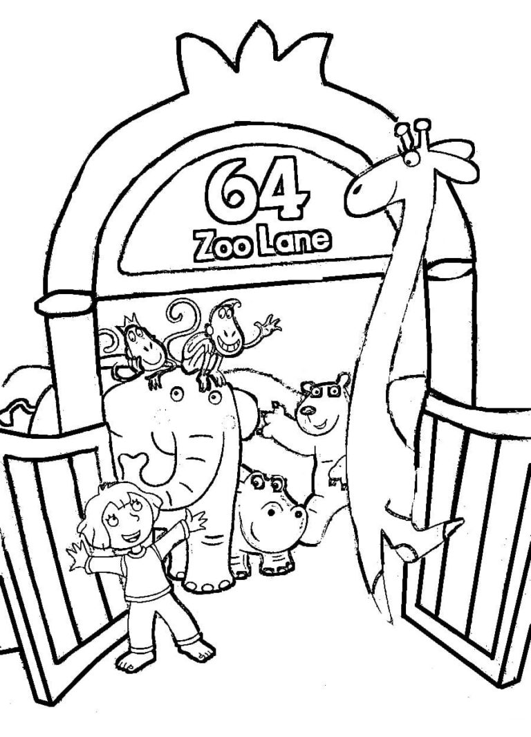 Zoo Coloring Pages