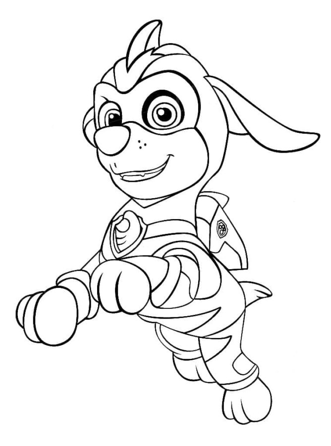 Zuma Paw Patrol Coloring Pages