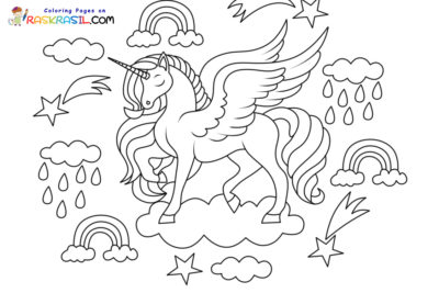 Alicorn Coloring Pages
