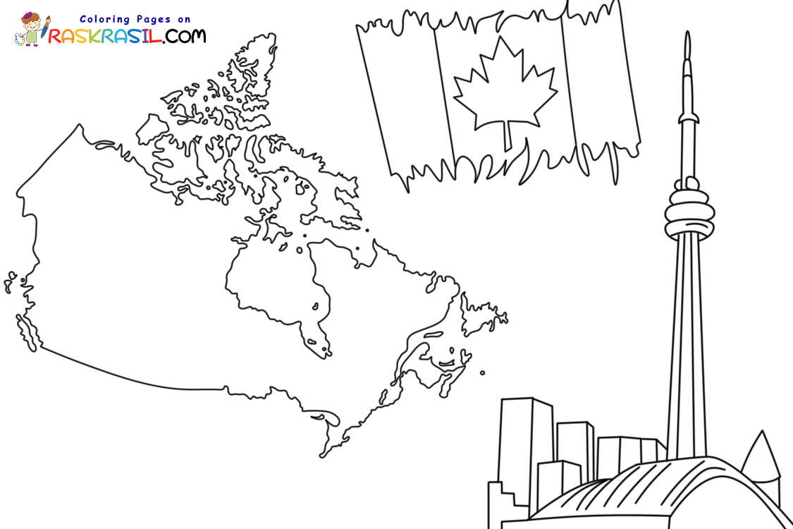 Coloriage Canada à imprimer