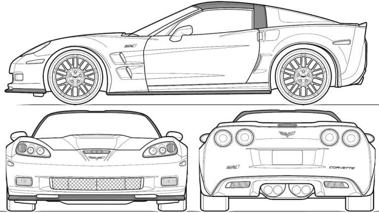 Corvette Coloring Pages