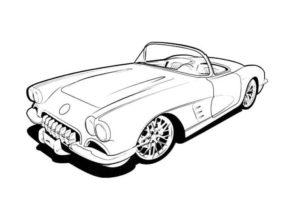 Corvette Coloring Pages