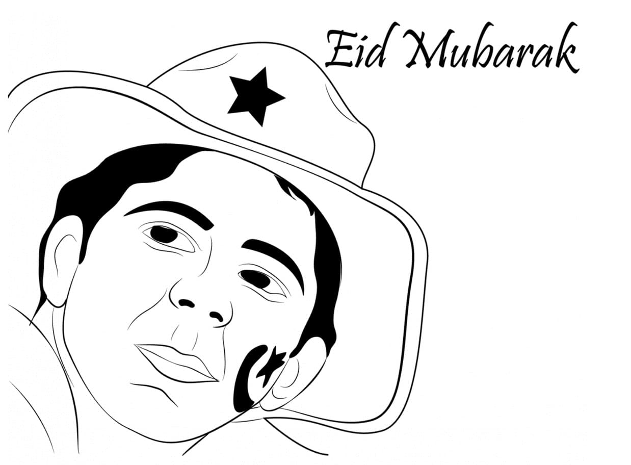 Eid Mubarak Coloring Pages | Free Printables
