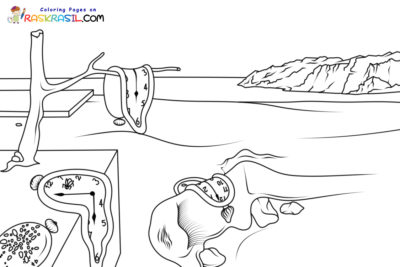 Coloriage Tableaux Célèbres à imprimer