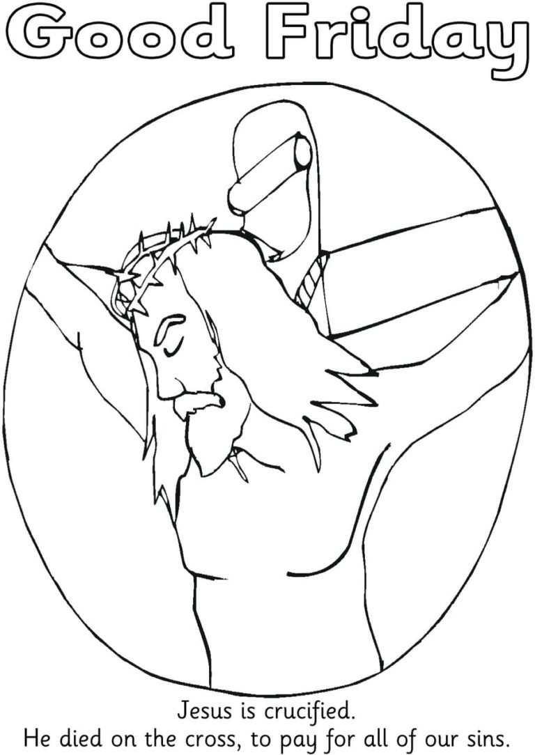 Good Friday Coloring Pages | Free Printables