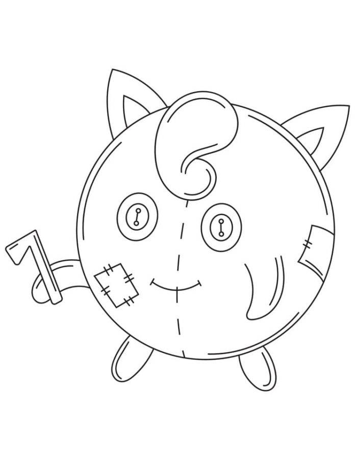 Jigglypuff Coloring Pages