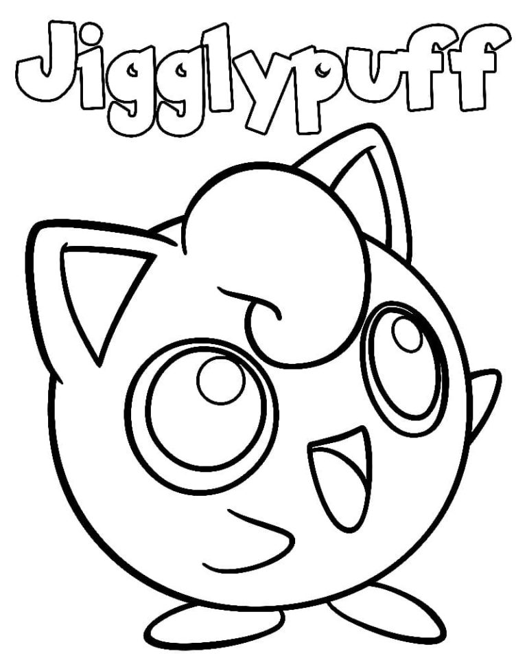 Jigglypuff Coloring Pages
