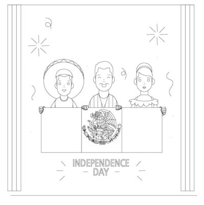 Mexican Independence Day Coloring Pages