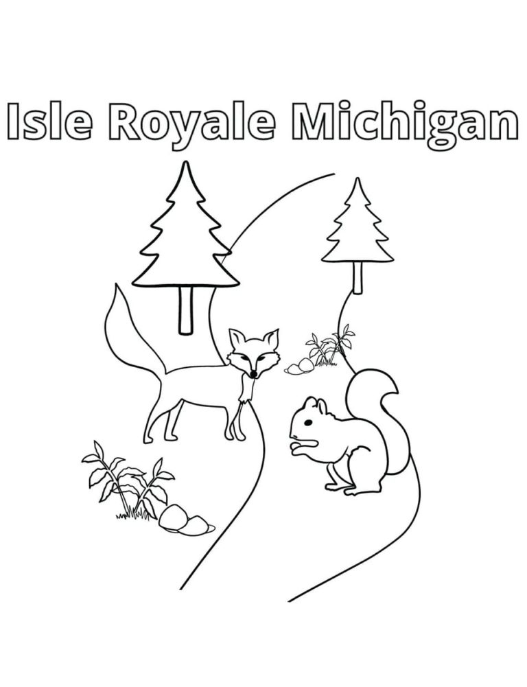 Michigan Coloring Pages