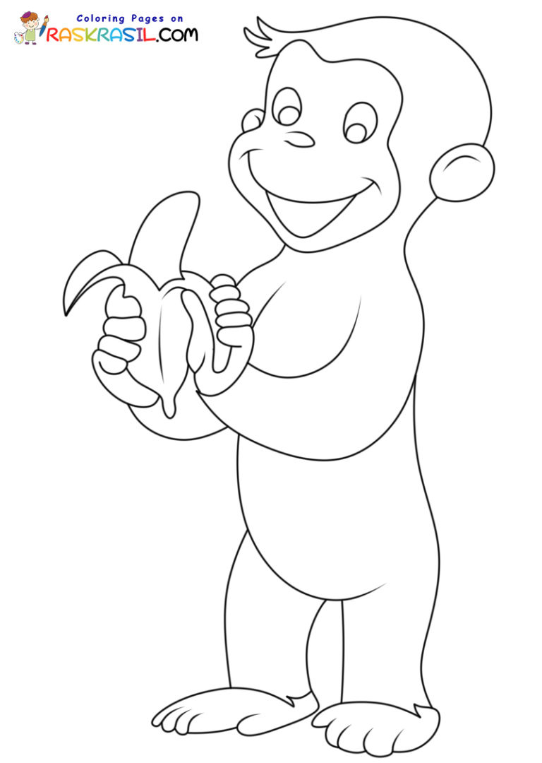 Dibujos de Jorge el Curioso para Colorear