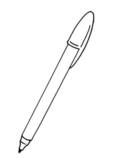 Pen Coloring Pages