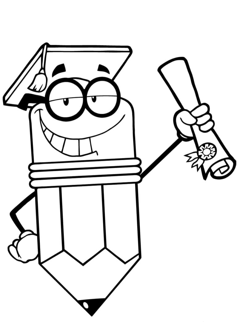 Pencil Coloring Pages