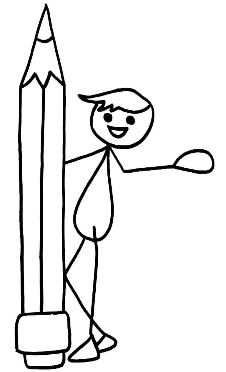 Coloriage Crayon à imprimer