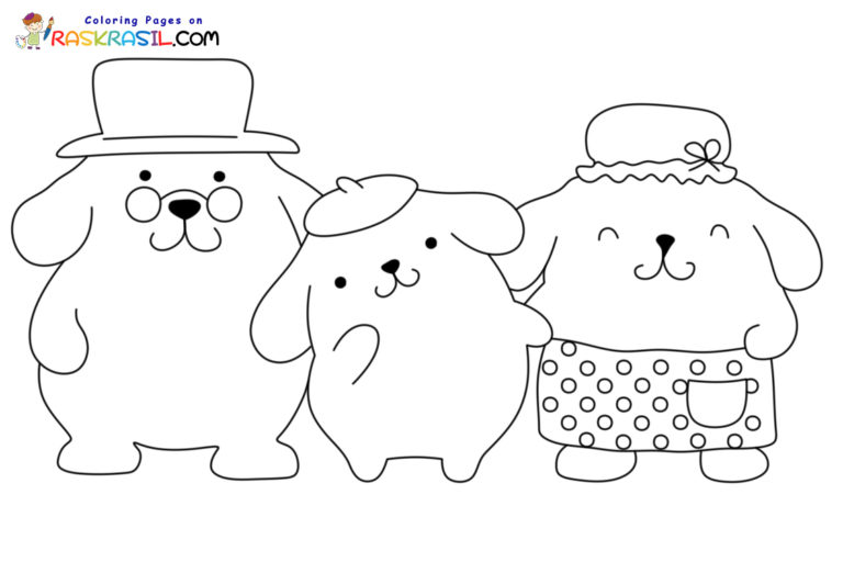 Coloriage Pompompurin à imprimer