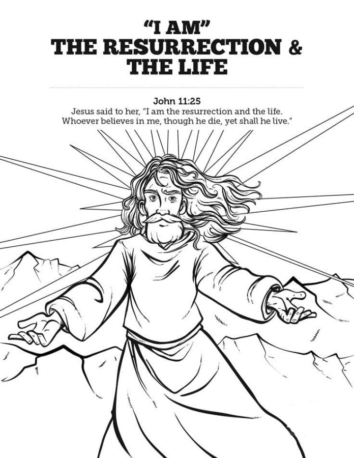 Resurrection Coloring Pages