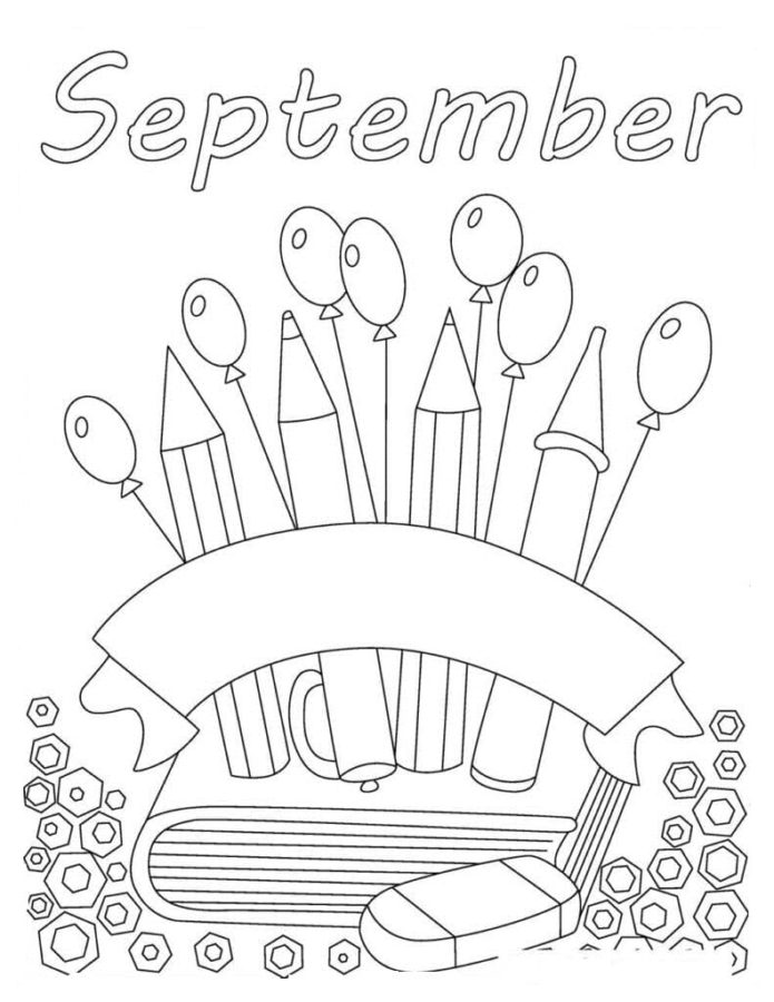 Kleurplaten September | Afbeeldingen om in te kleuren