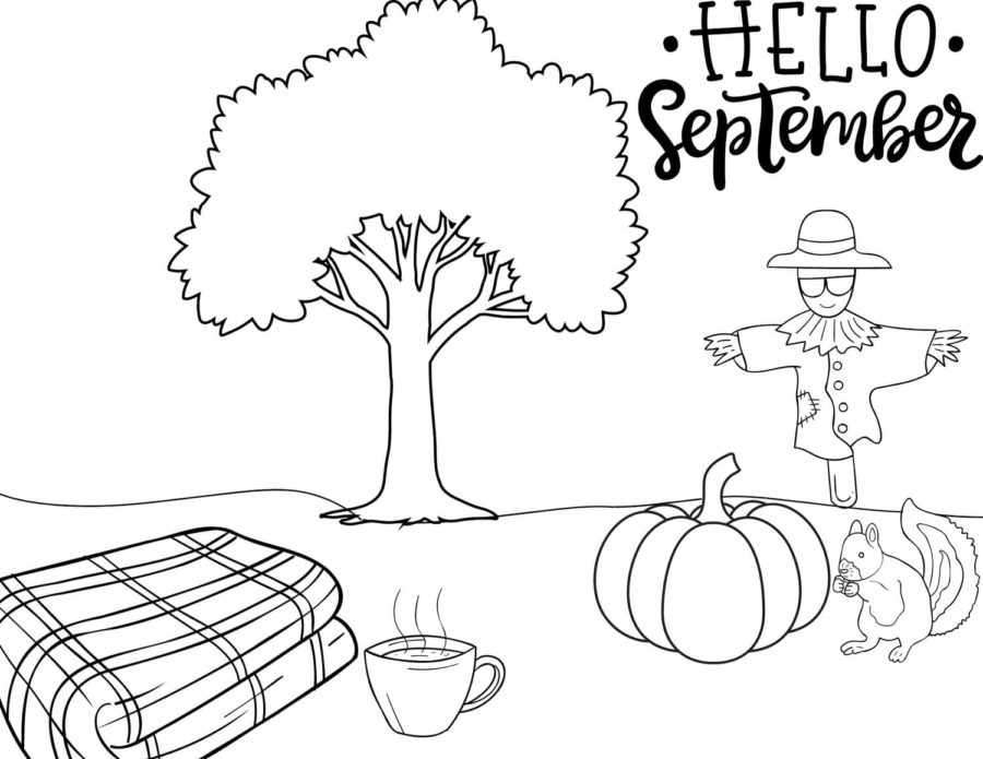 Kleurplaten September | Afbeeldingen om in te kleuren