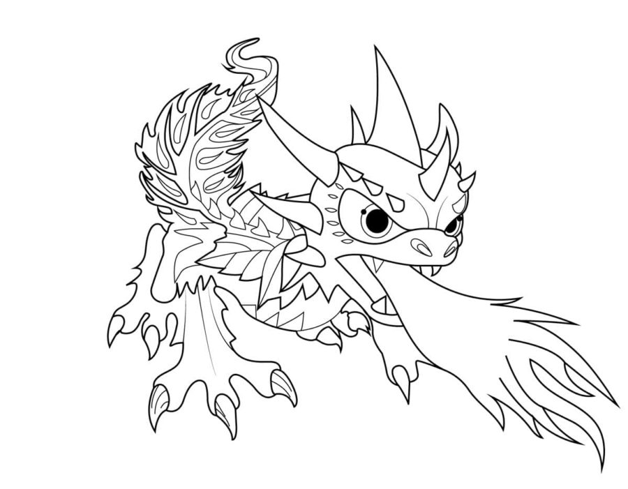 Spyro Coloring Pages