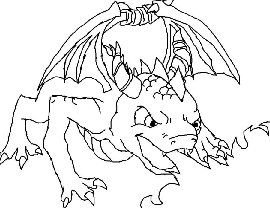Spyro Coloring Pages