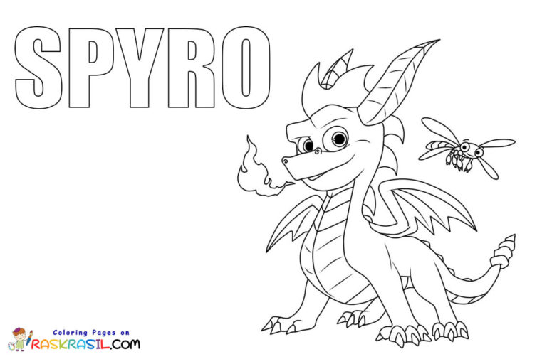Spyro Coloring Pages