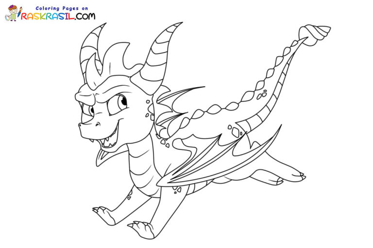 Spyro Coloring Pages