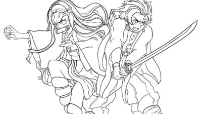 Tanjiro Coloring Pages
