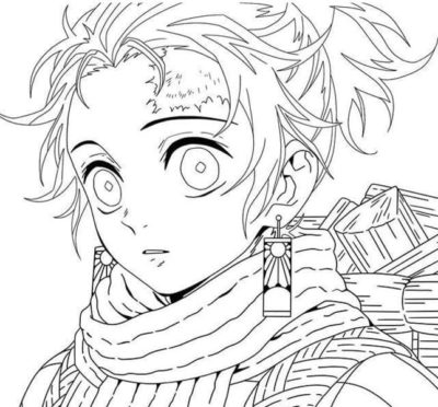 Tanjiro Coloring Pages