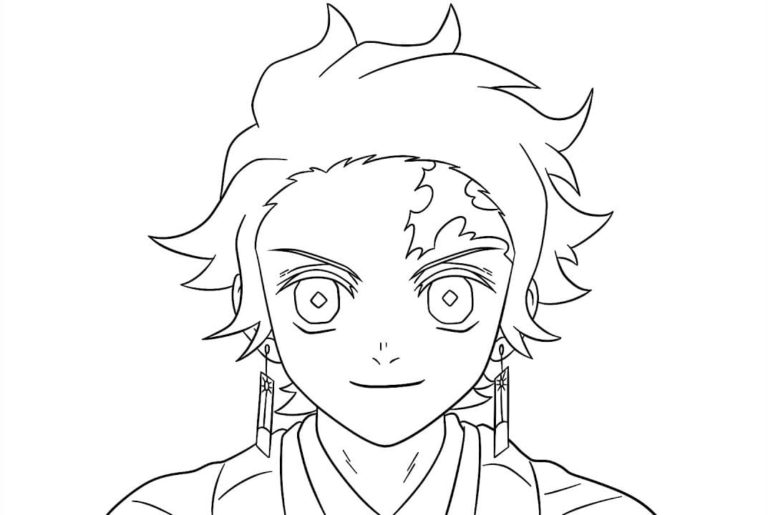 Tanjiro Coloring Pages