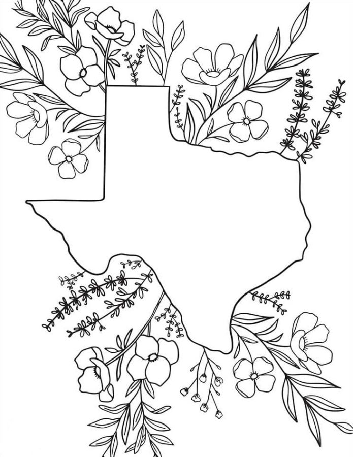 Texas Coloring Pages