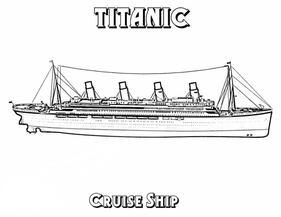 Titanic Coloring Pages